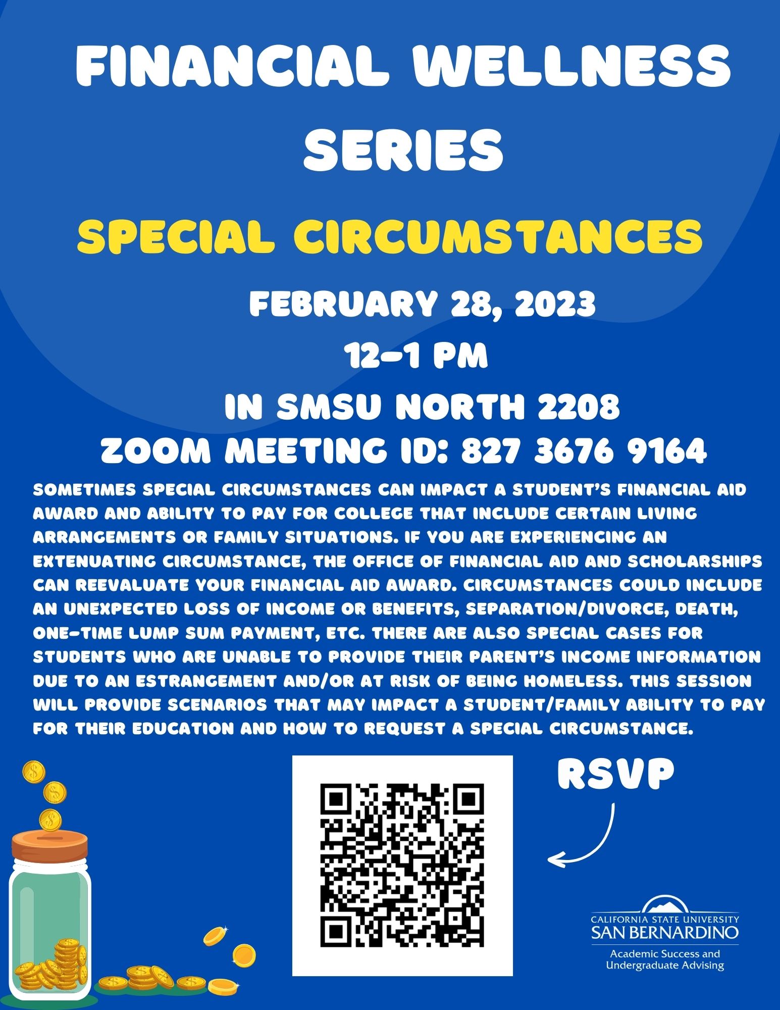 ASUA Financial Wellness: Special Circumstances | CSUSB